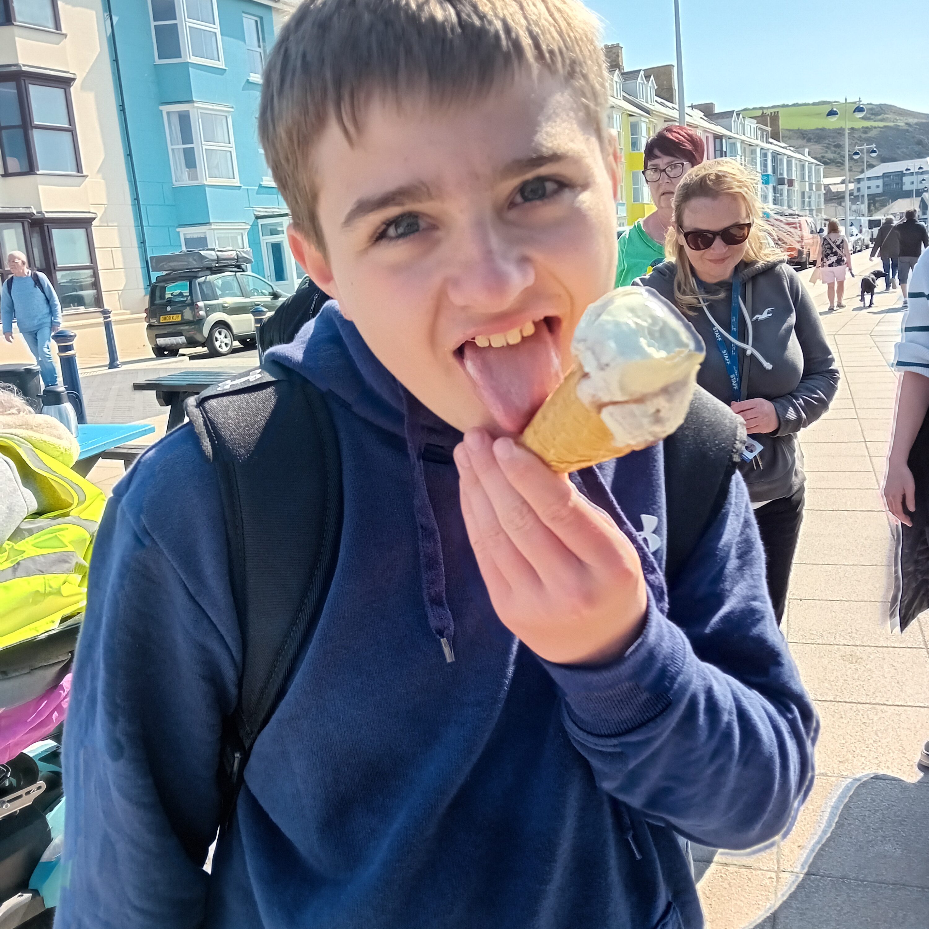 Field trip to Aberystwyth Beach - Overton School